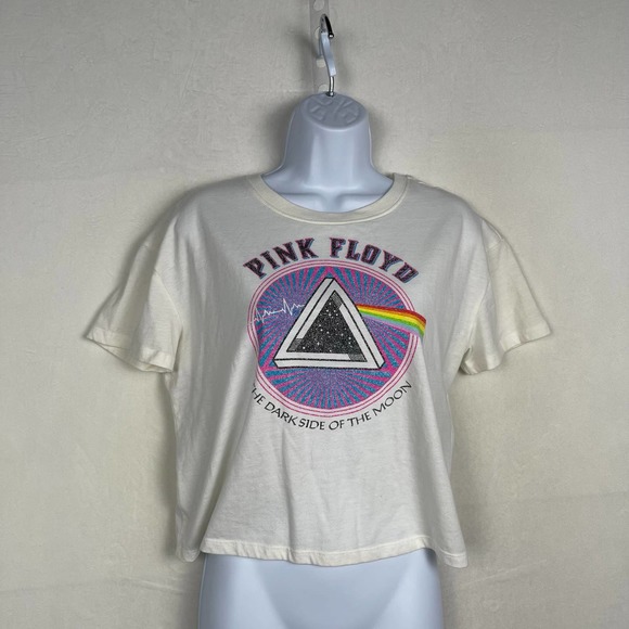 Pink Floyd | Tops | Pink Floyd Band Tee Crop Top Dark Side Of The Moon ...